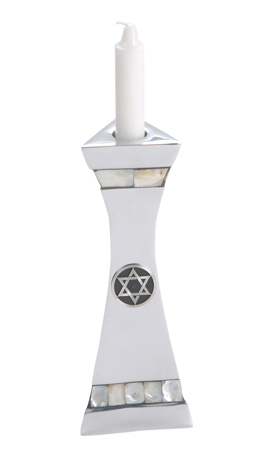 Israel Giftware Design Decorative Star Aluminum Candlestick | Wayfair