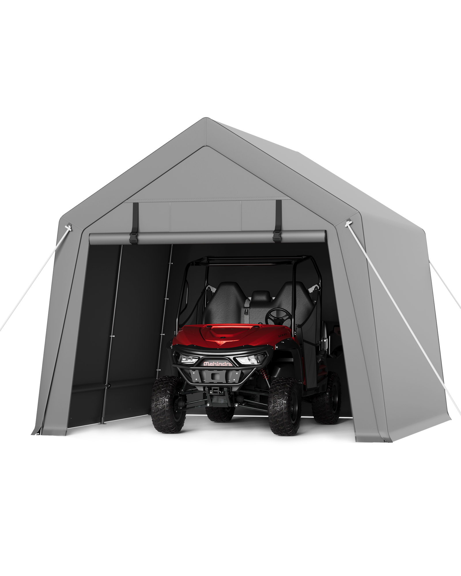 Fashionwu Motorcycle Storage Sheds 10x10 Ft, Portable Shed With Rolled ...