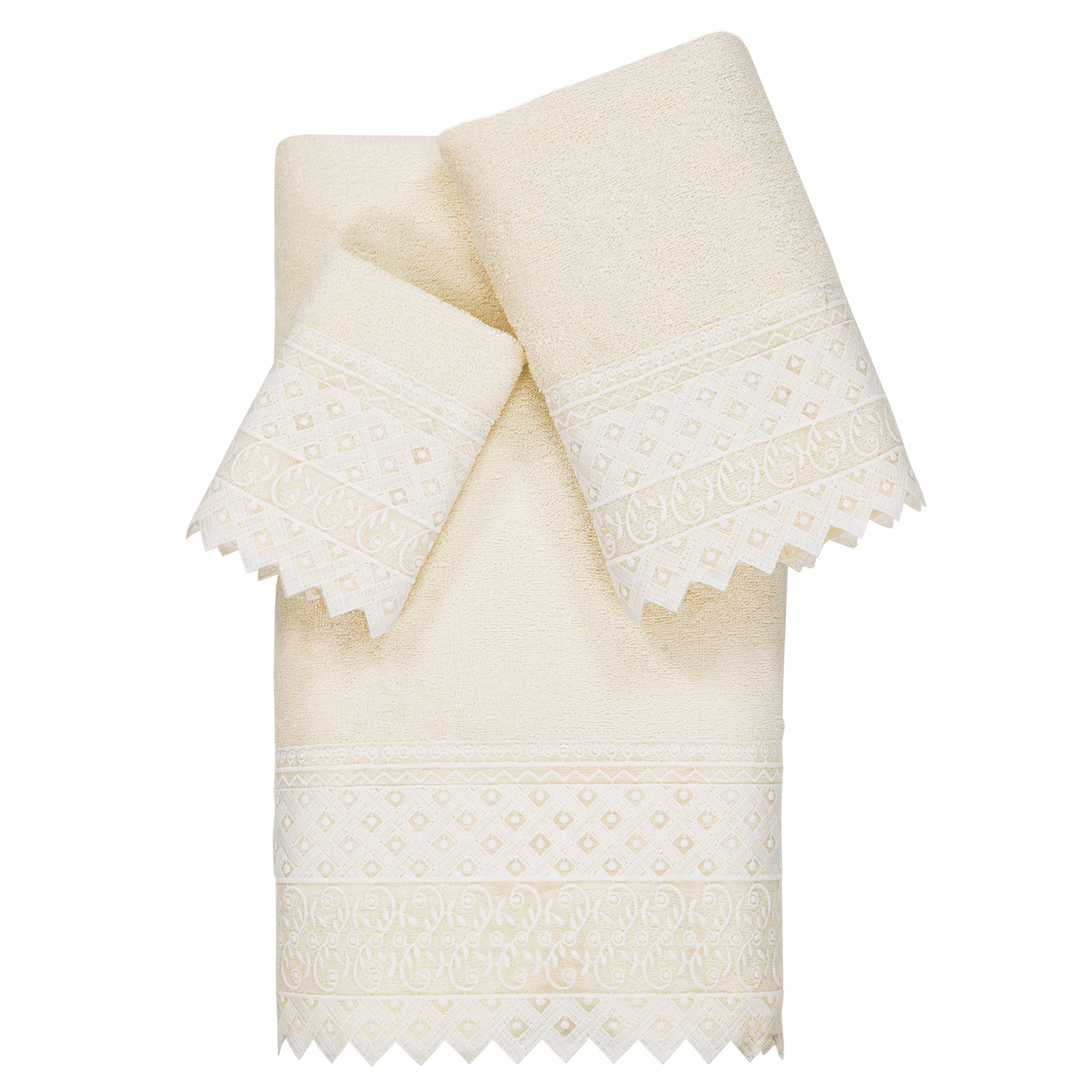 Linum Home Textiles Aiden 3 Piece Turkish Cotton Towel Set | Wayfair