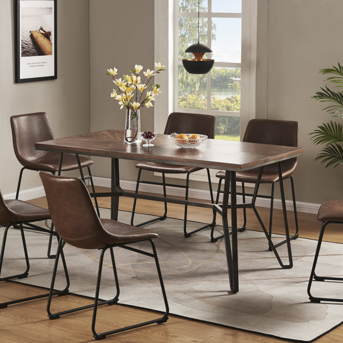 Trent Austin Design® Gravesend 60'' Iron Dining Table & Reviews | Wayfair