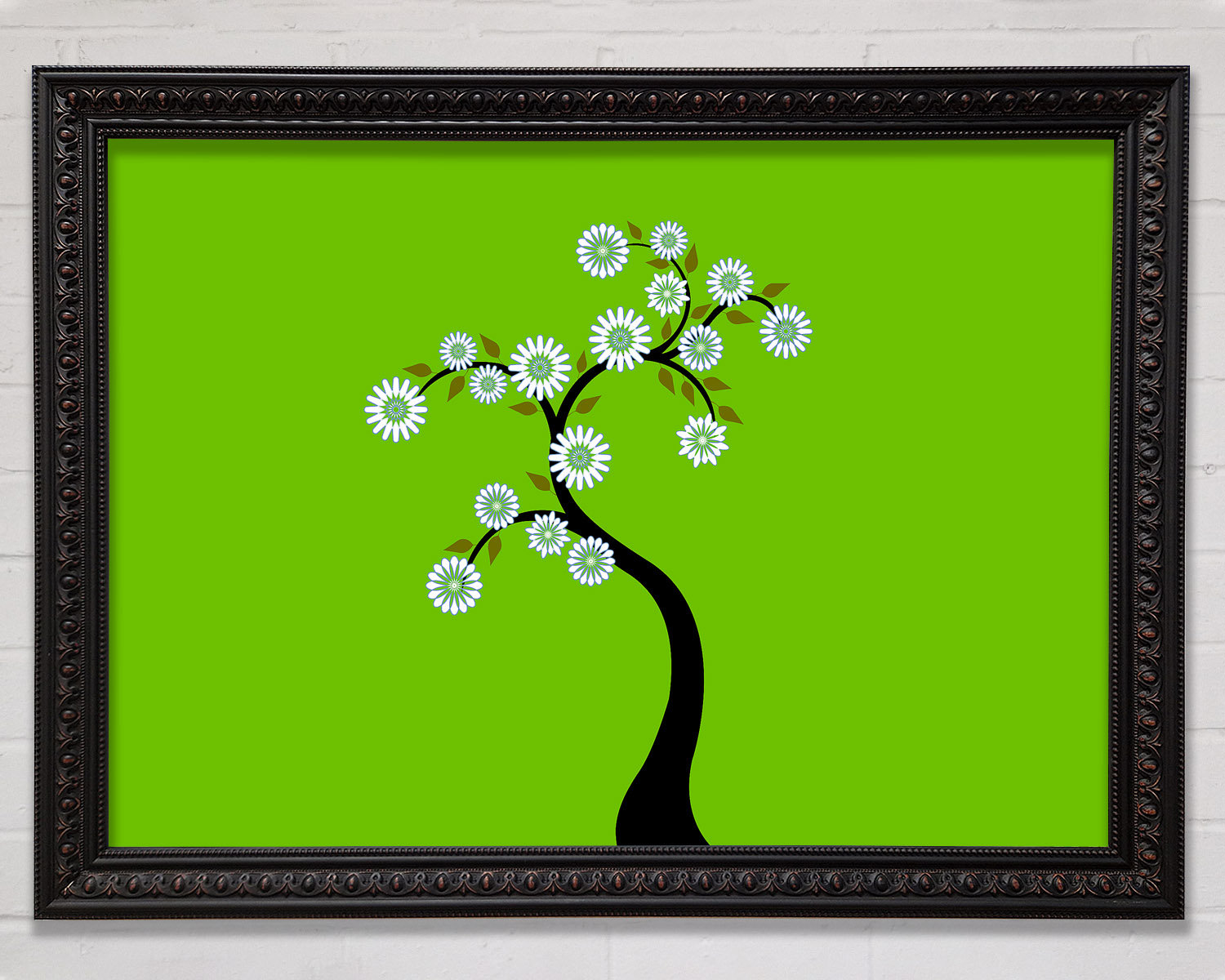 Bright Star Silver Flower Tree - Print | Wayfair.co.uk