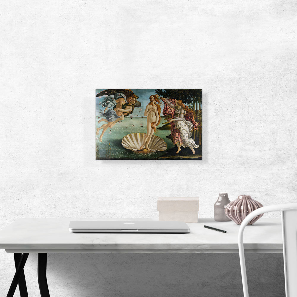ARTCANVAS " The Birth Of Venus 1485 " by Sandro Botticelli Painting ...