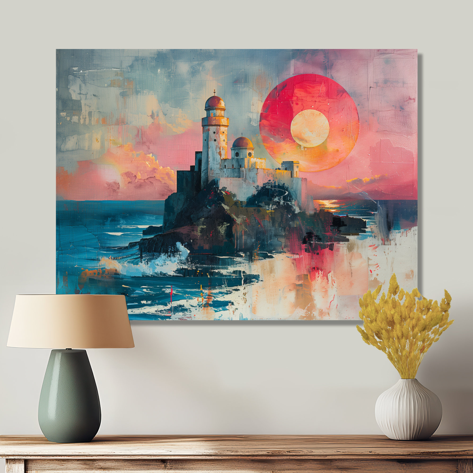 Breakwater Bay 'Pink Blue Summer Coastal Astral Observatories ...