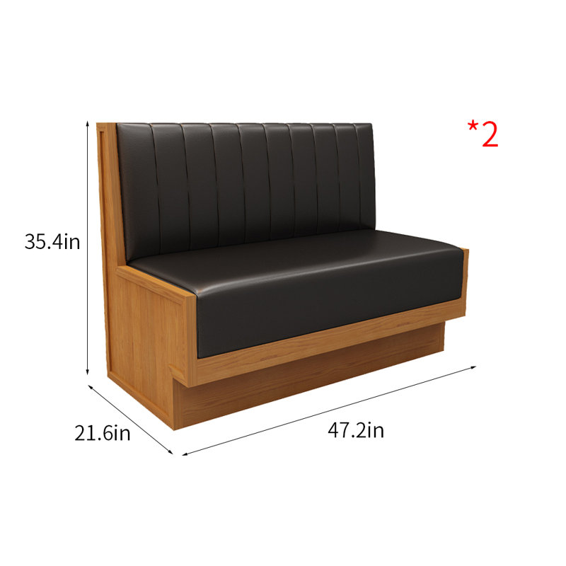 Canadian Linen Retro Industrial Style Restaurant Cafe Benches Faux ...