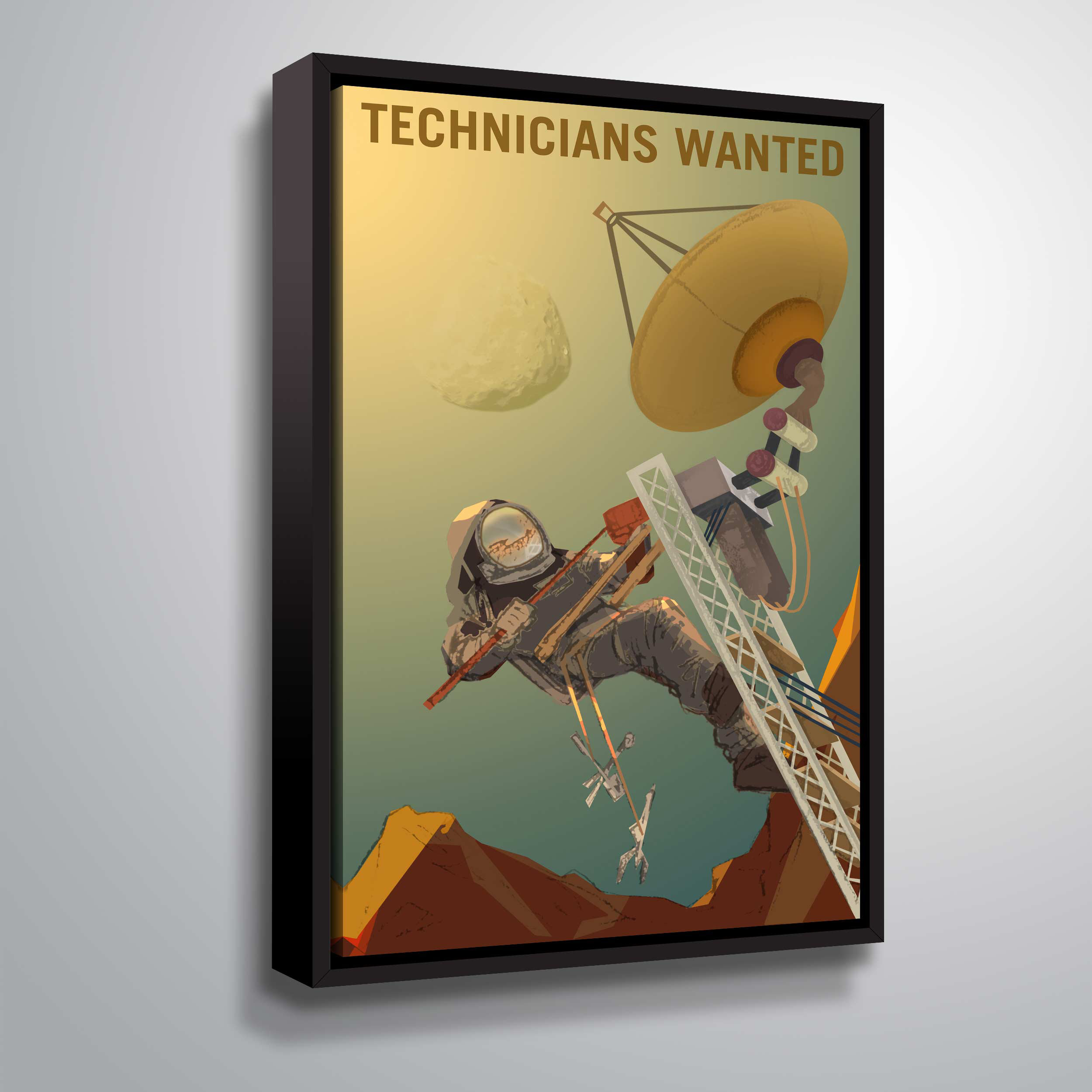 Zoomie Kids Wasserman Technicians Wanted Graphic Art on Canvas | Wayfair