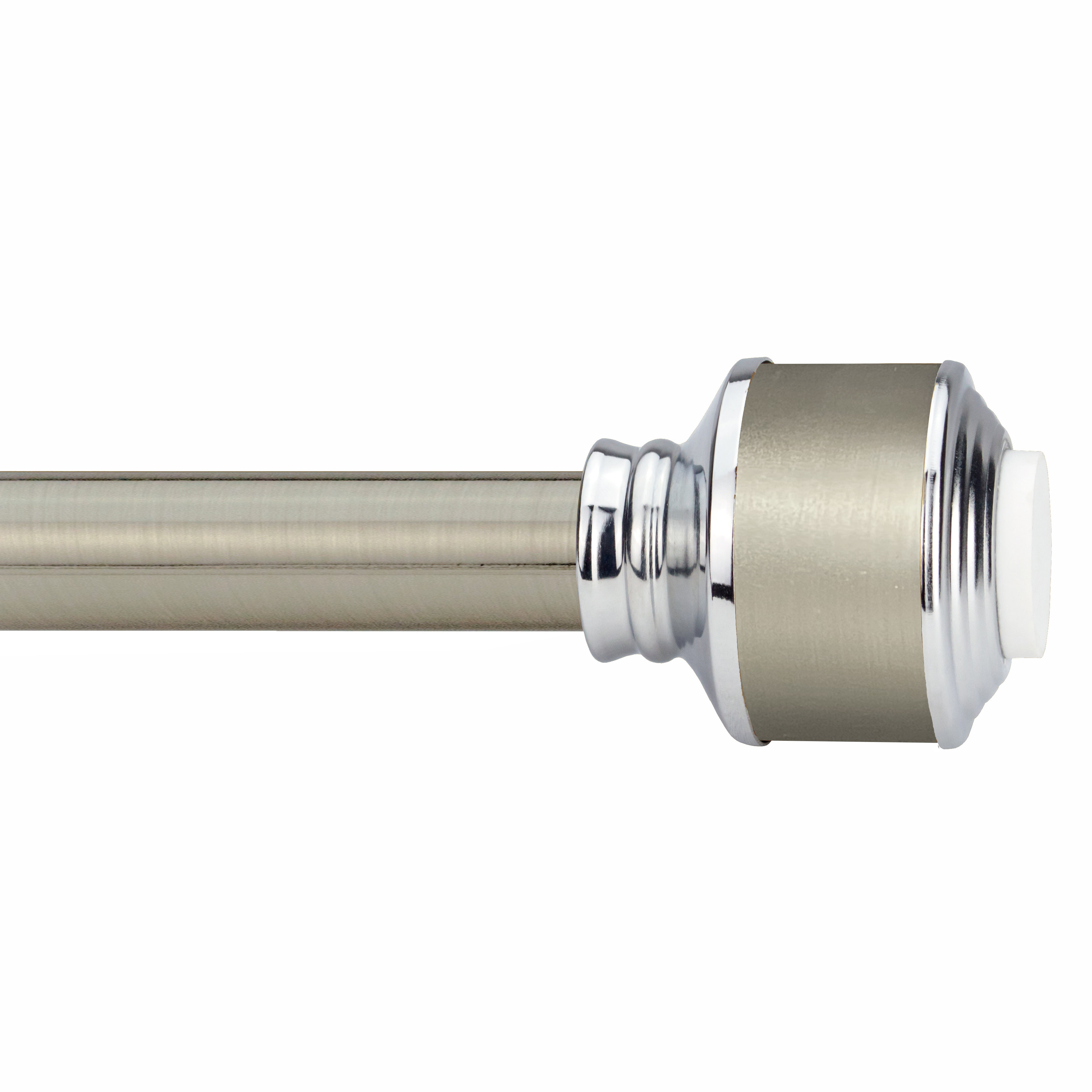 Artistic Home Gallery Stan 72'' Straight Tension Shower Curtain Rod ...