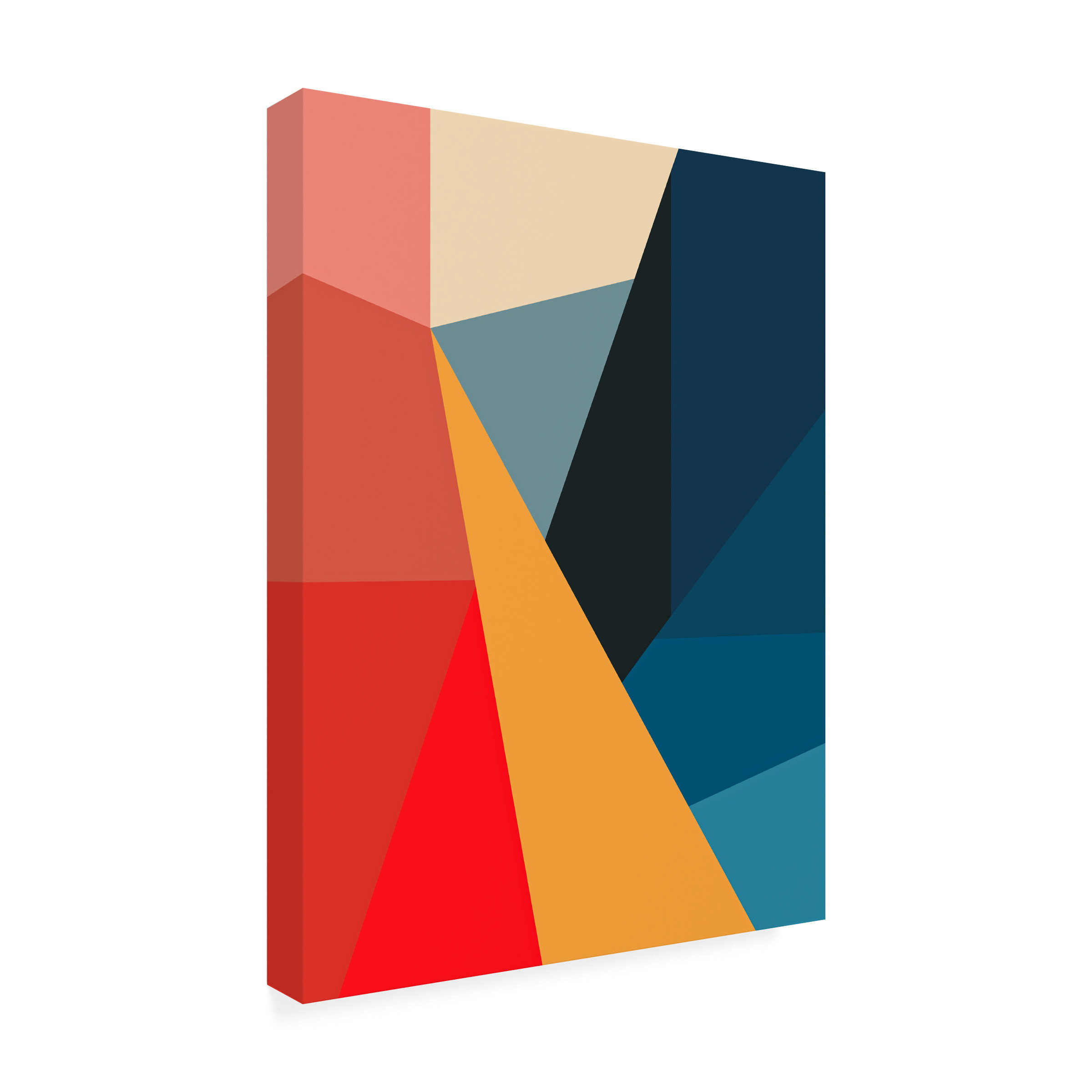 Wrought Studio™ Tom Quartermaine Bold Colorful Geometric Prints 1 ...
