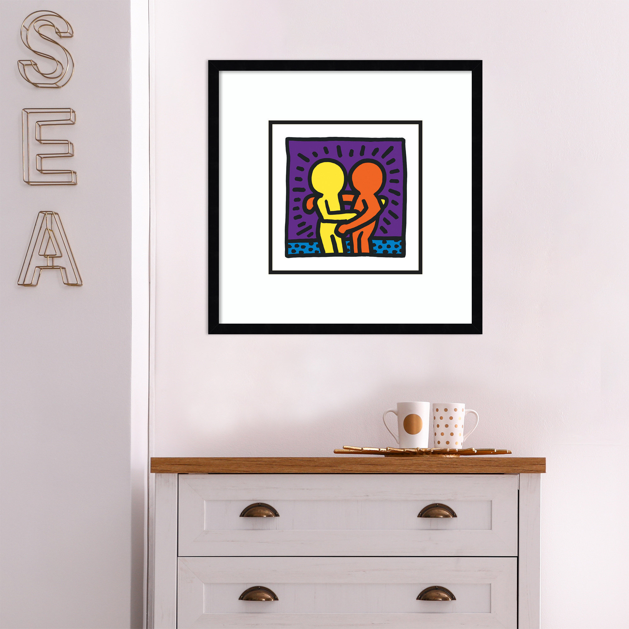 Trinx " Untitled 1987 " by Keith Haring | Wayfair