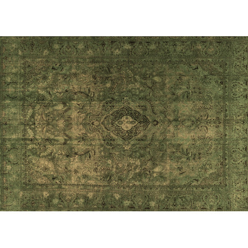 Canora Grey Jionnie Green Rug | Wayfair