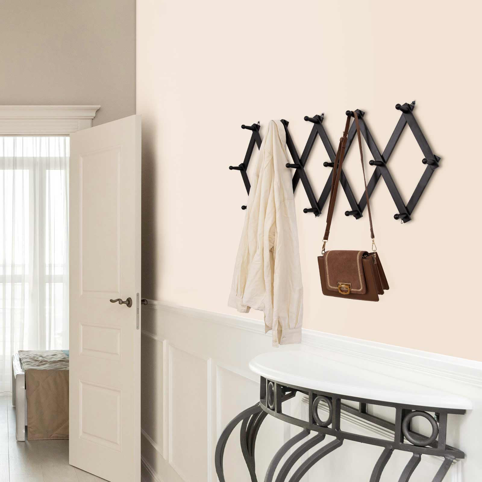 Ophelia & Co. Hat Rack For Wall, Expandable Wall Hat Holder With 16 ...