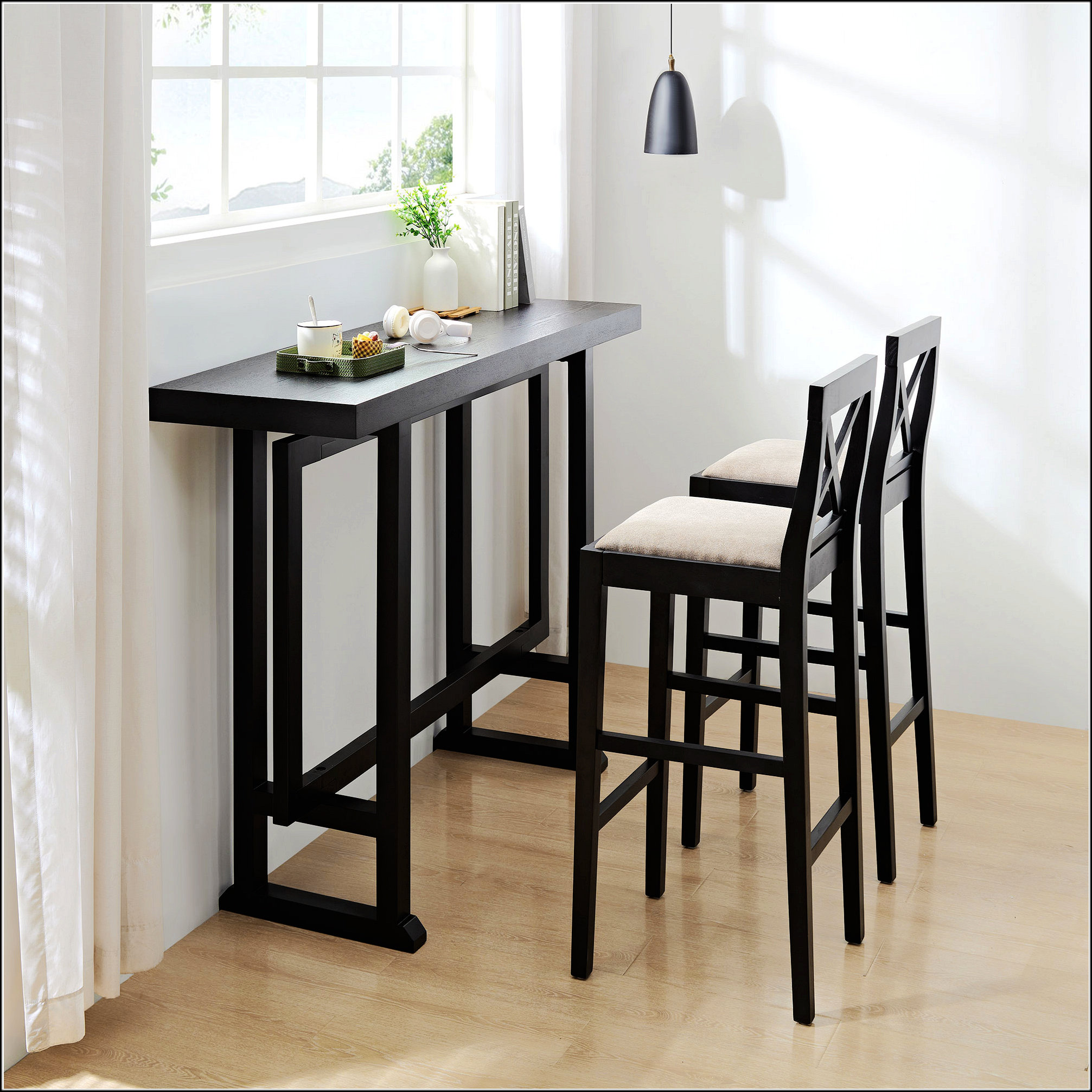 Latitude Run® Versatile Bar Table With Sturdy Construction And ...