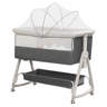 Zoomie Kids Baby Bassinet, Bedside Sleeper For Baby With Wheels And ...