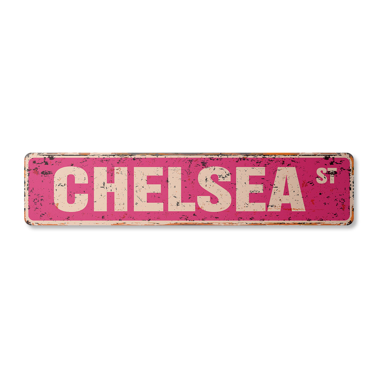 SignMission Chelsea Street Sign Heavy Duty Plastic 4" X 18" | Wayfair
