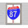 Bright Star Interstate 87 Sign - Single Picture Frame Art Prints ...