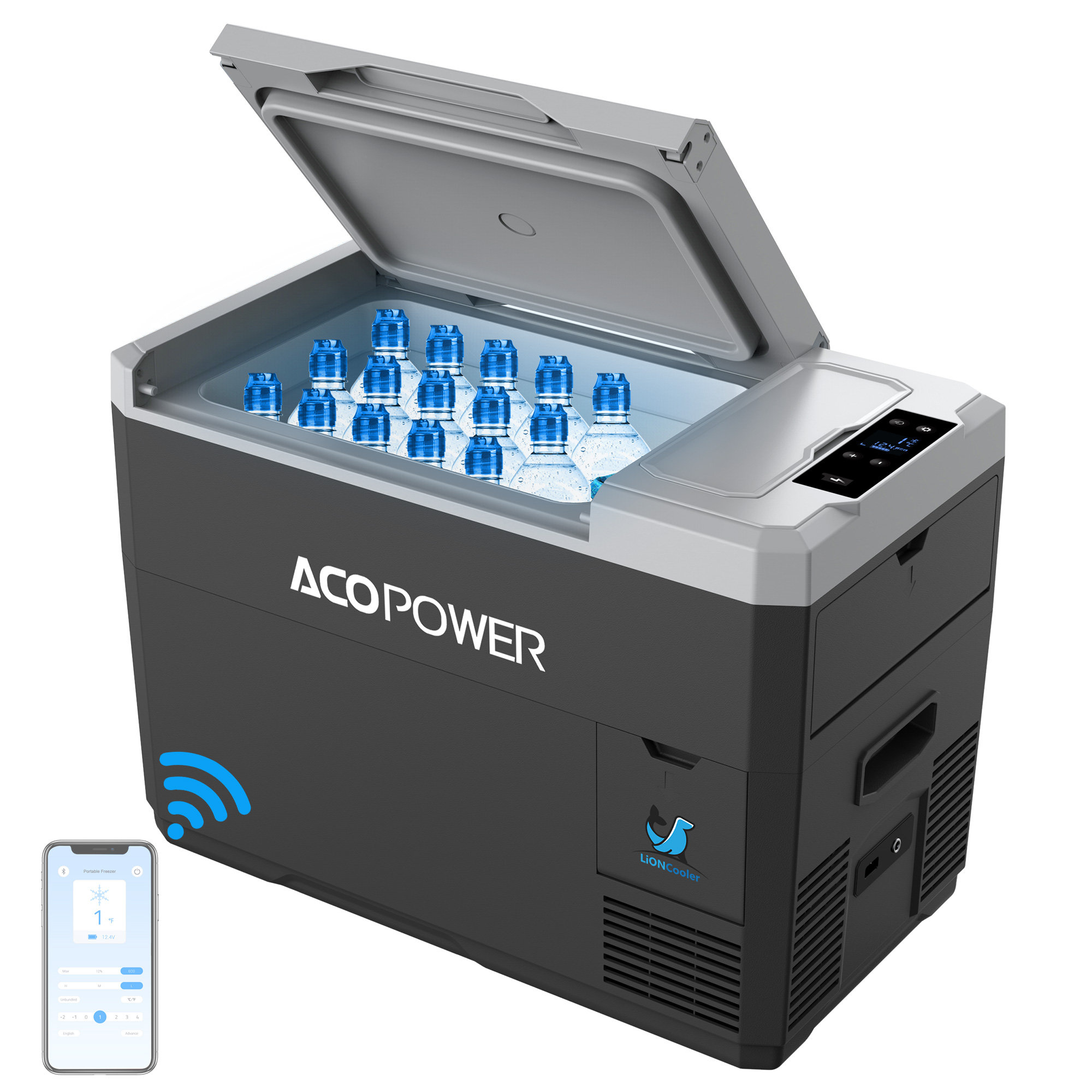 ACOPOWER Mini Portable Refrigerator Freezer Portable Refrigerator, 29Qt ...