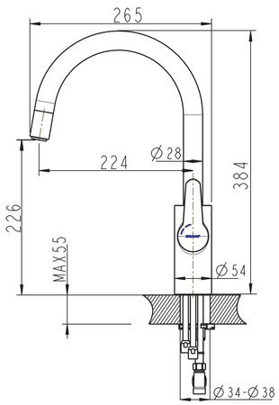 Bravat Oslo Pull Out Single Lever Monobloc Tap with Shower | Wayfair.co.uk