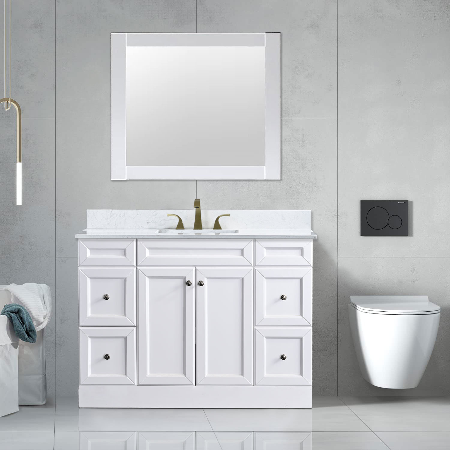 Winston Porter Chedrick 48 W X 22 D X 39 H Single Bathroom Vanity