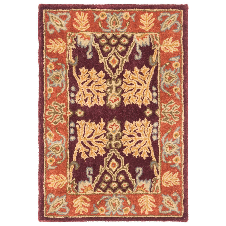 Astoria Grand Molter Bergama Hand Tufted Wool Oriental Rug & Reviews ...