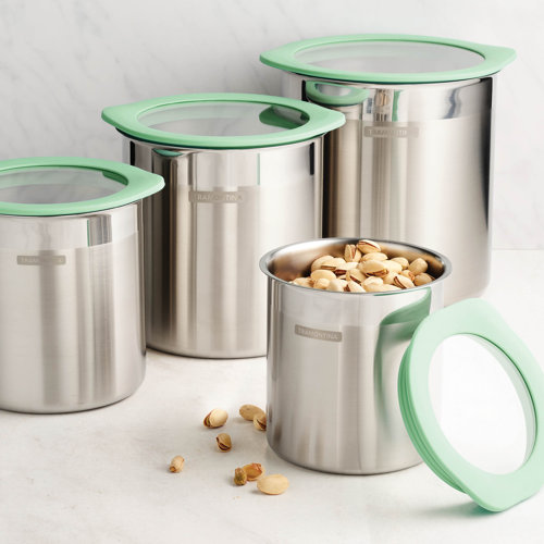 Green Kitchen Canisters & Jars You'll Love | Wayfair