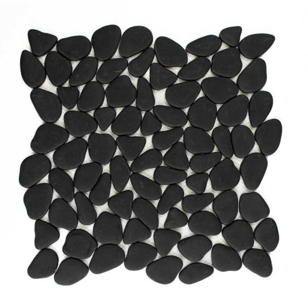 Black Glass Floor Tiles & Wall Tiles You'll Love | Wayfair