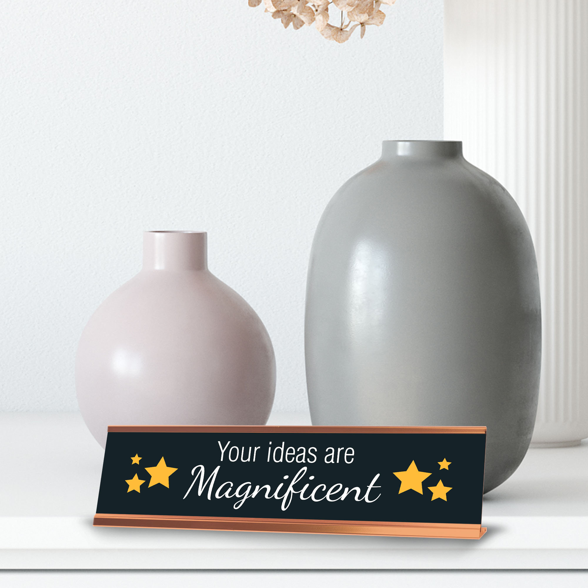 Signs ByLITA Your Ideas Are Magnificent Desk Sign - Wayfair Canada