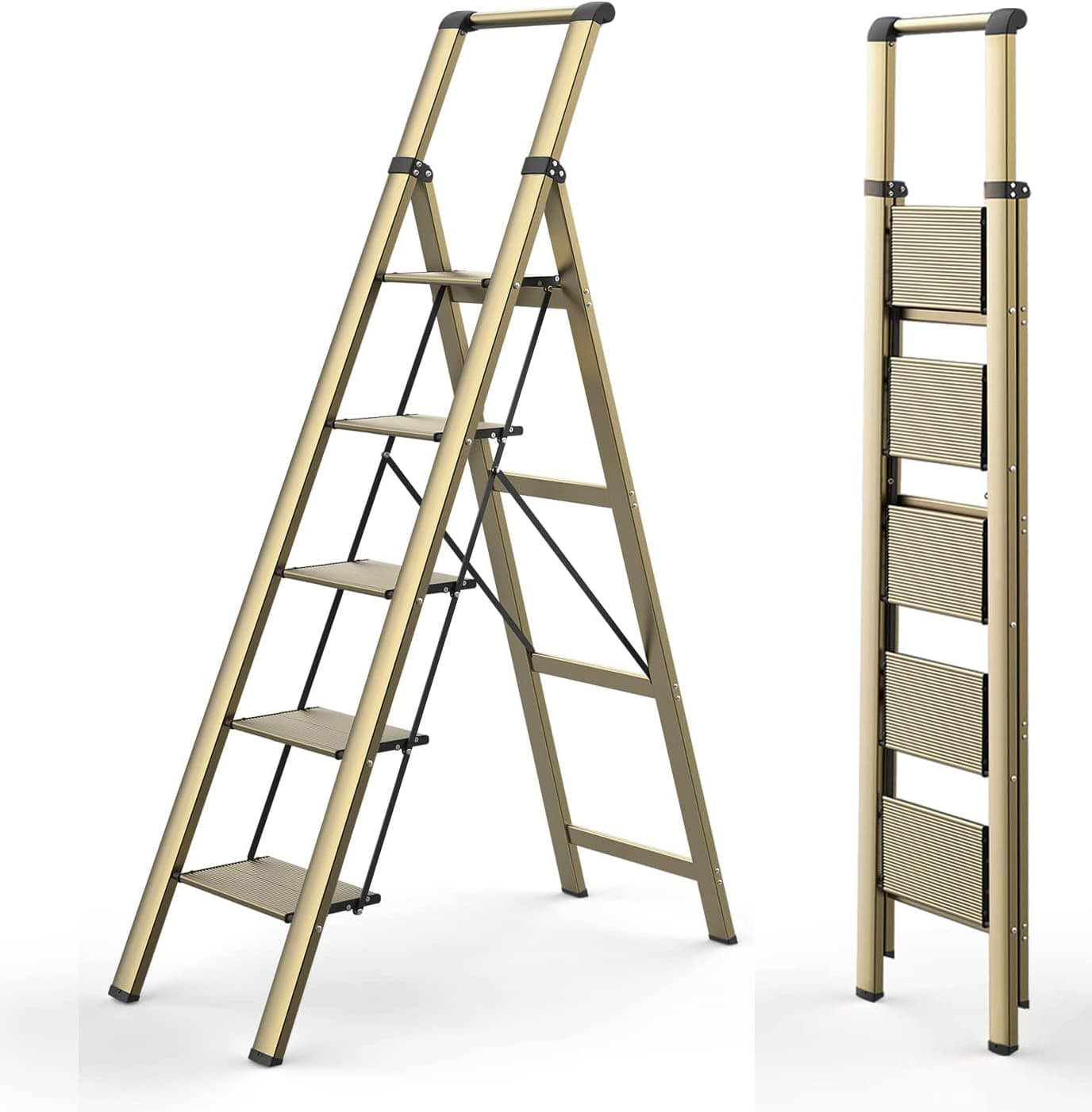 WFX Utility™ 5 - Step Folding Multi-Position Ladder | Wayfair