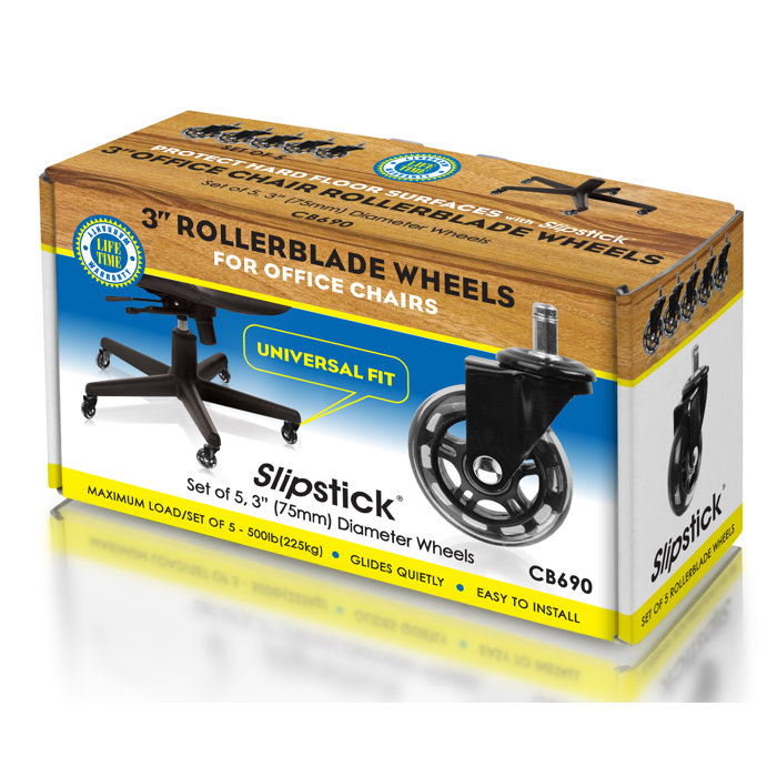 Slipstick Rollerblade Office Chair Casters & Reviews | Wayfair
