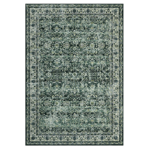 Charlton Home® Oriental Machine Washable Rug for Living Room Bedroom ...