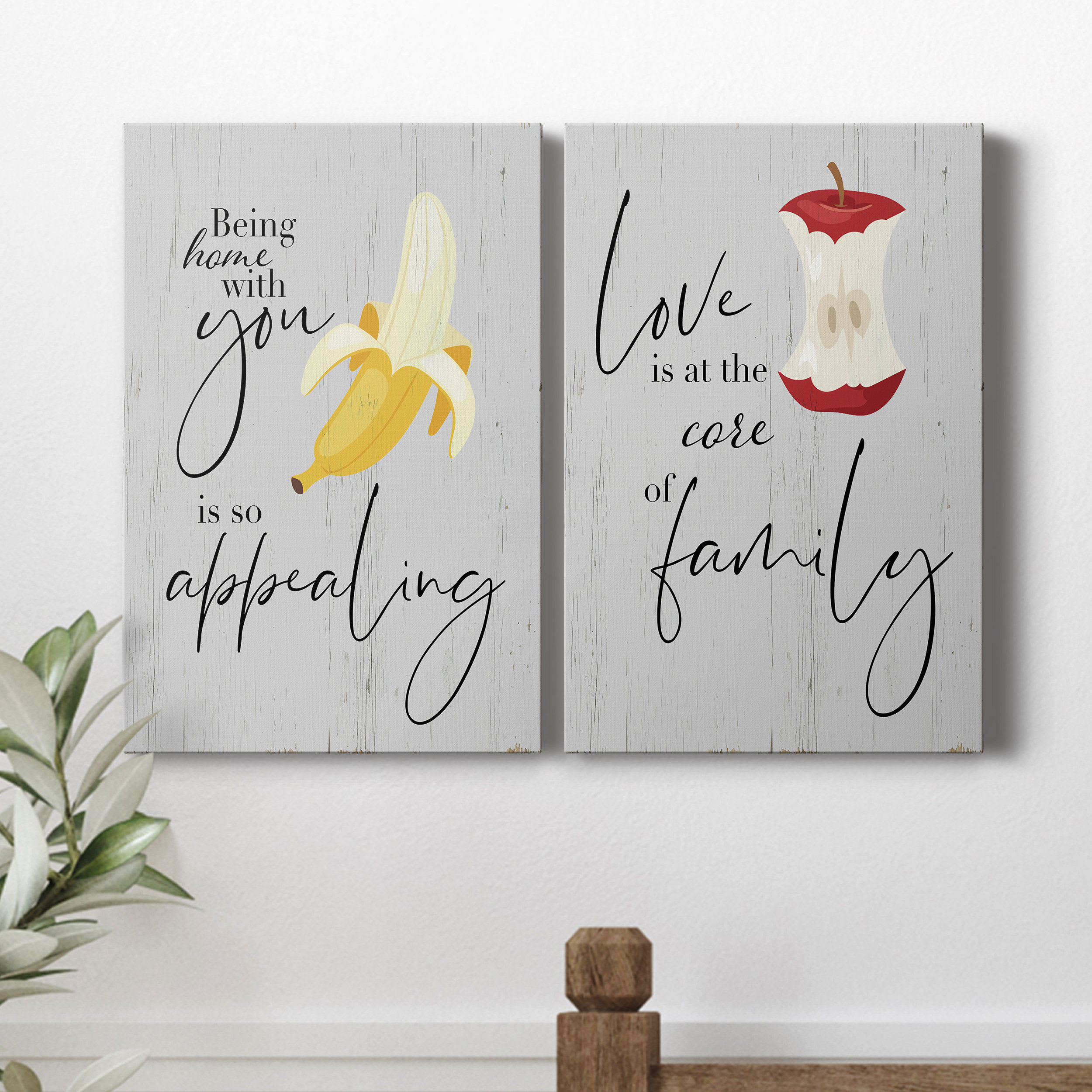 Trinx So Appealing - 2 Piece Textual Art Set | Wayfair