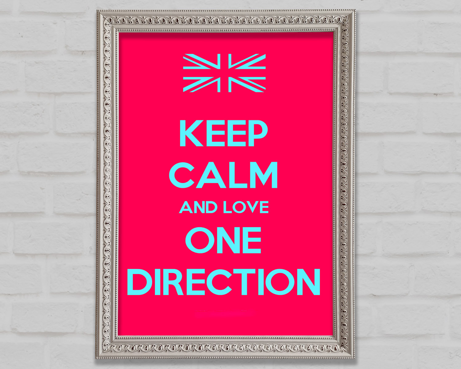 Bright Star Keep Calm One Direction - Print | Wayfair.co.uk