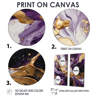 Mercer41 Purple And Gold Liquid Magic III - Purple Modern Wall Art 2 ...