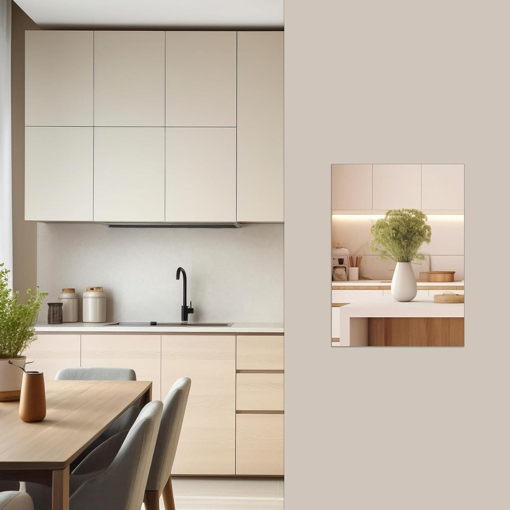 Ebern Designs Wall-Mounted Mirror Wall Acrylic Peel Stick On Locker ...