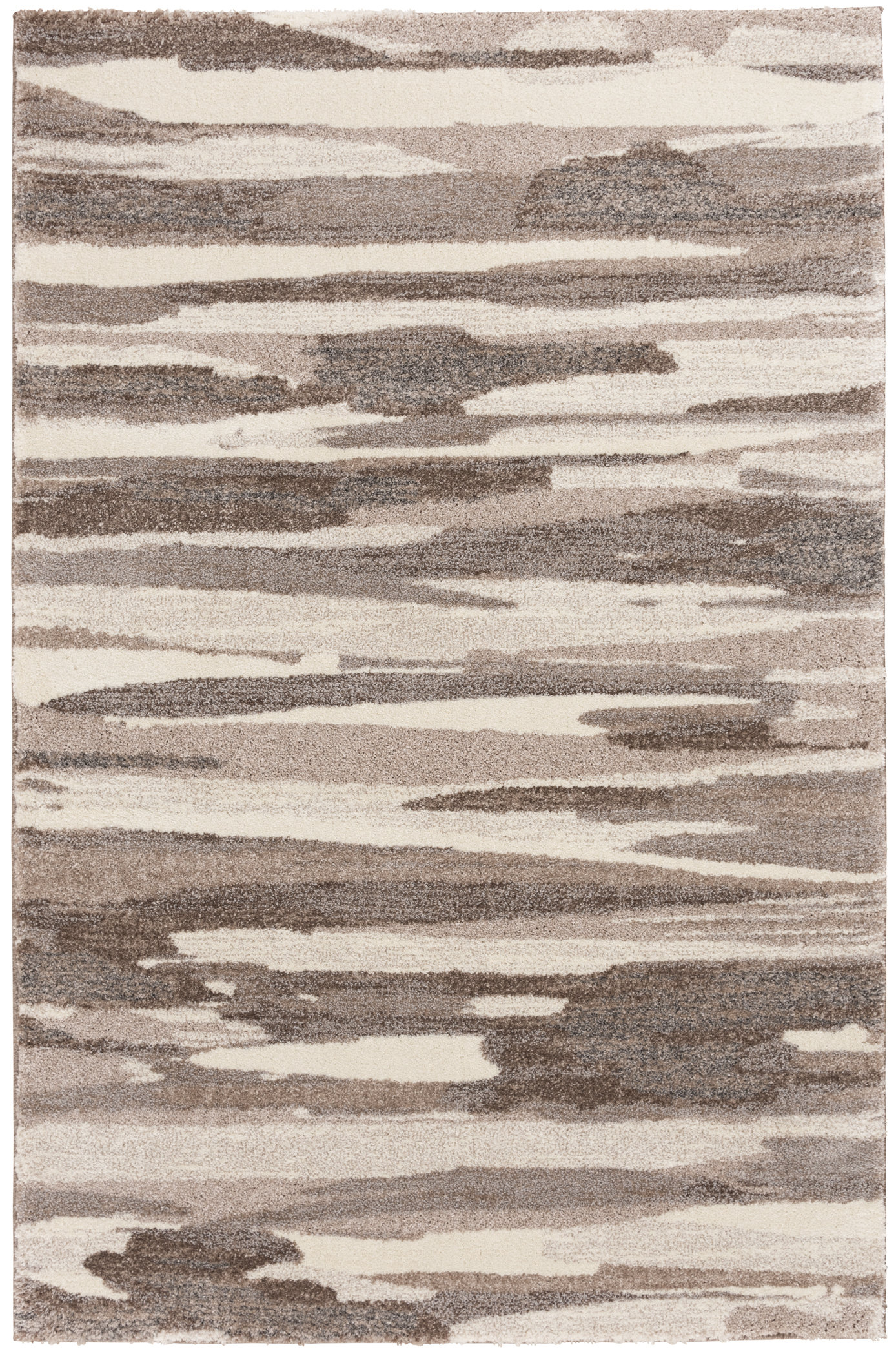 Orren Ellis Textures Annistyn Brown Area Rug - Wayfair Canada