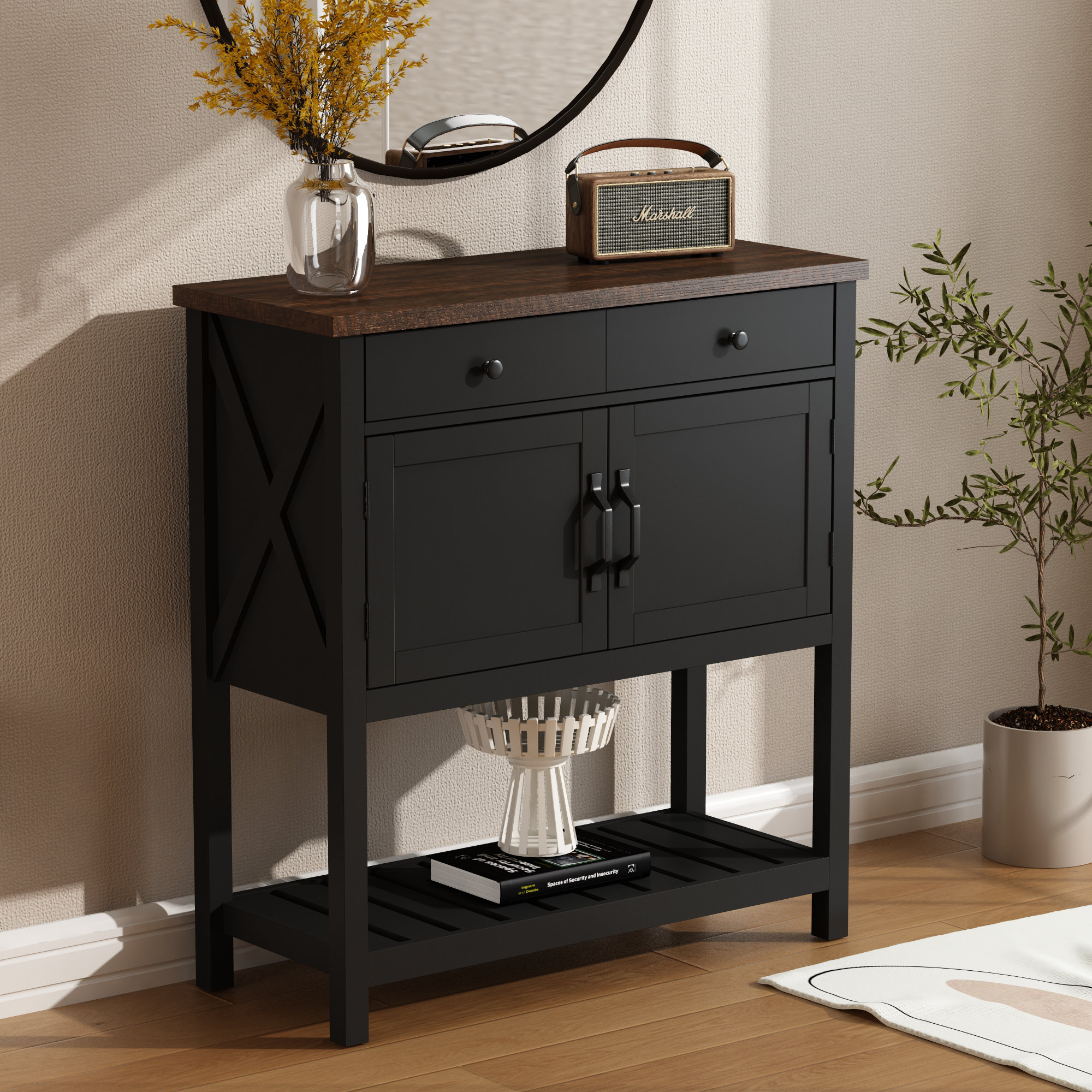 Winston Porter Runette Console Table & Reviews | Wayfair