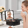 Rebrilliant Makeup Box with A Detachable Lighted Mirror | Wayfair