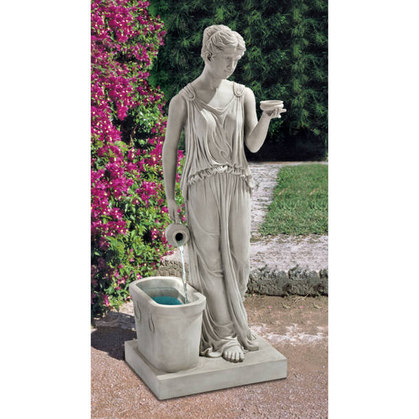 Design Toscano Dione, The Divine Water Goddess Garden Statue & Reviews ...