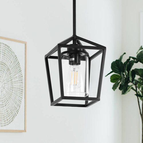Matte Black Pendant Lighting You'll Love | Wayfair