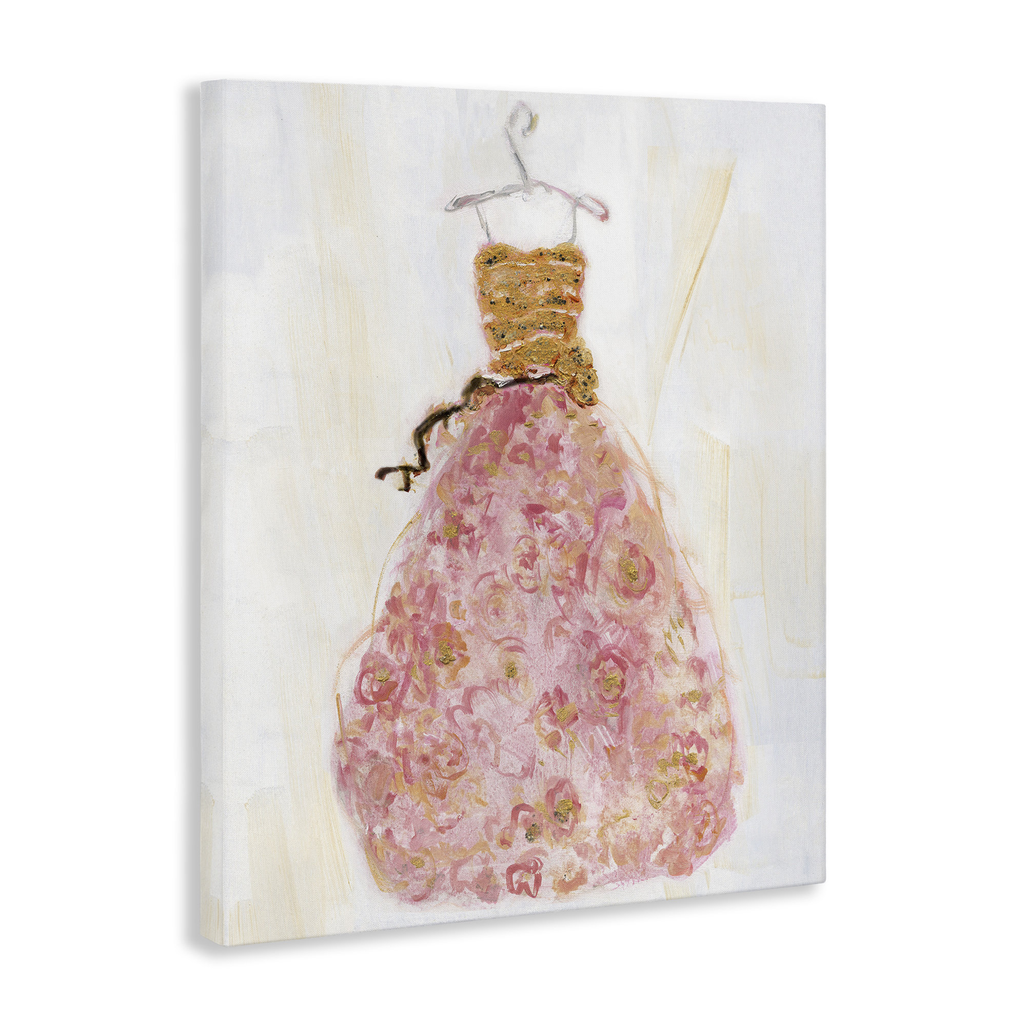 House of Hampton® Classy Posh Pink Ball Gown Canvas, design by Sally ...