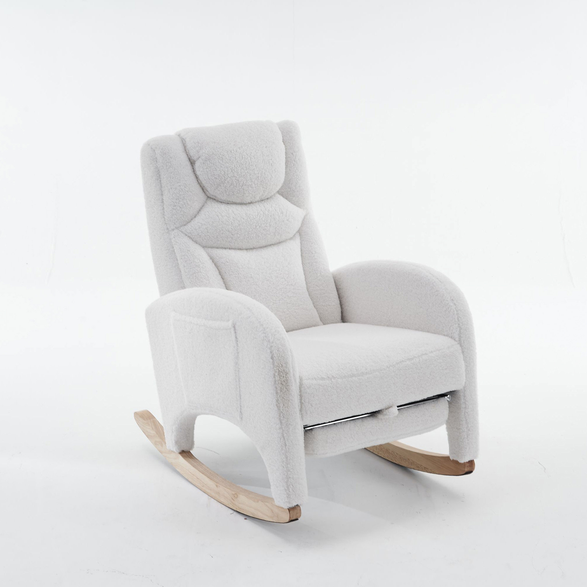 Isabelle & Max™ Alkea Solid Wood Rocking Chair | Wayfair