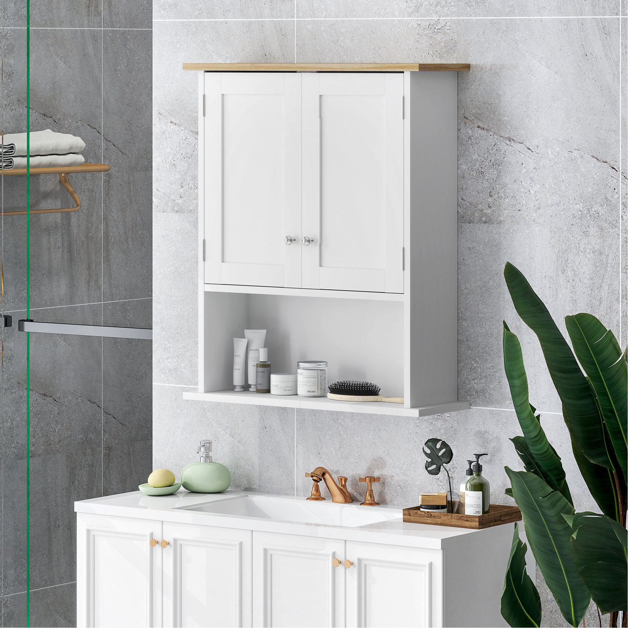 Lark Manor™ Versatile Bathroom Wall Cabinet With Advanced Storage ...