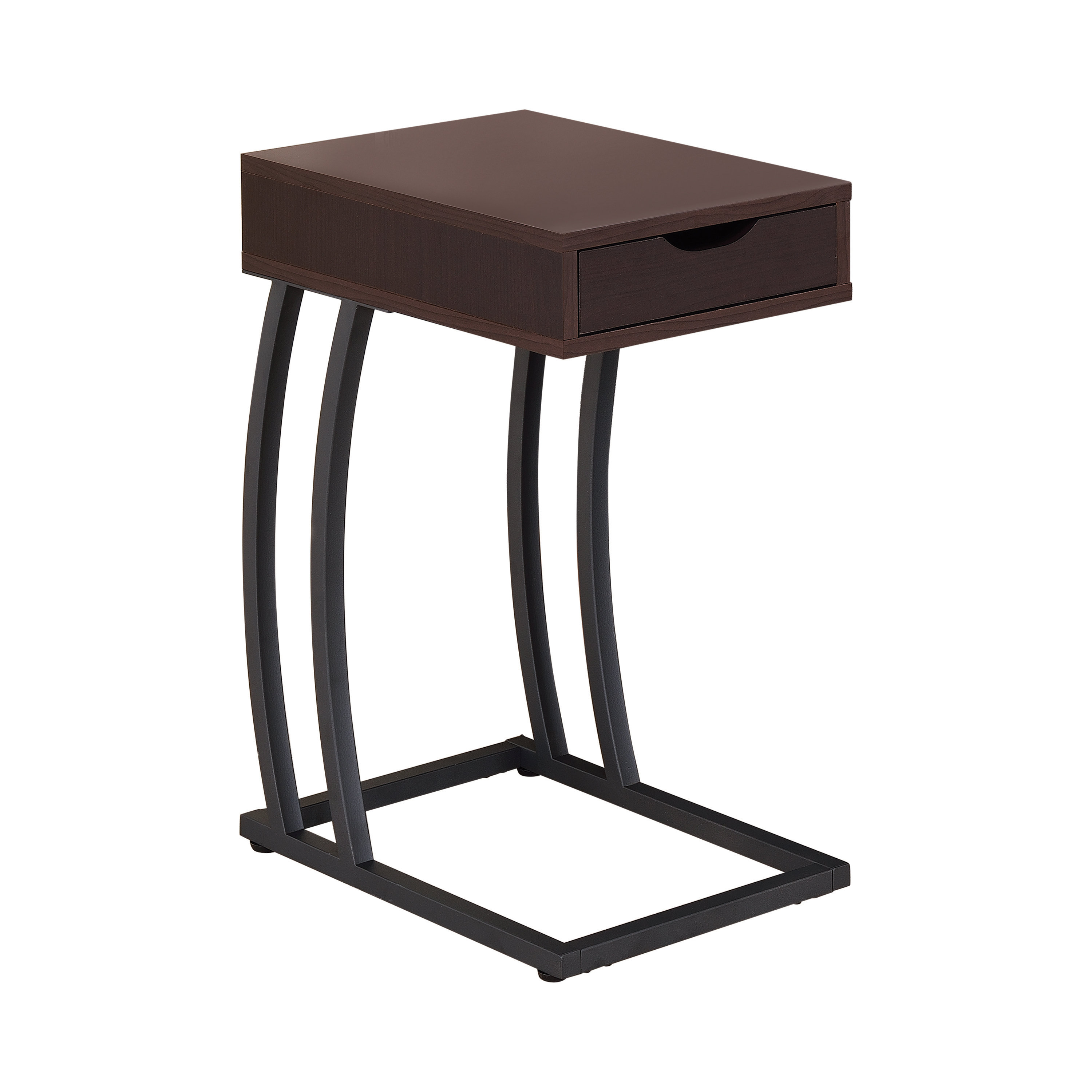 Latitude Run® Hackworth 1-drawer C-Shaped Side Table Power Outlet | Wayfair