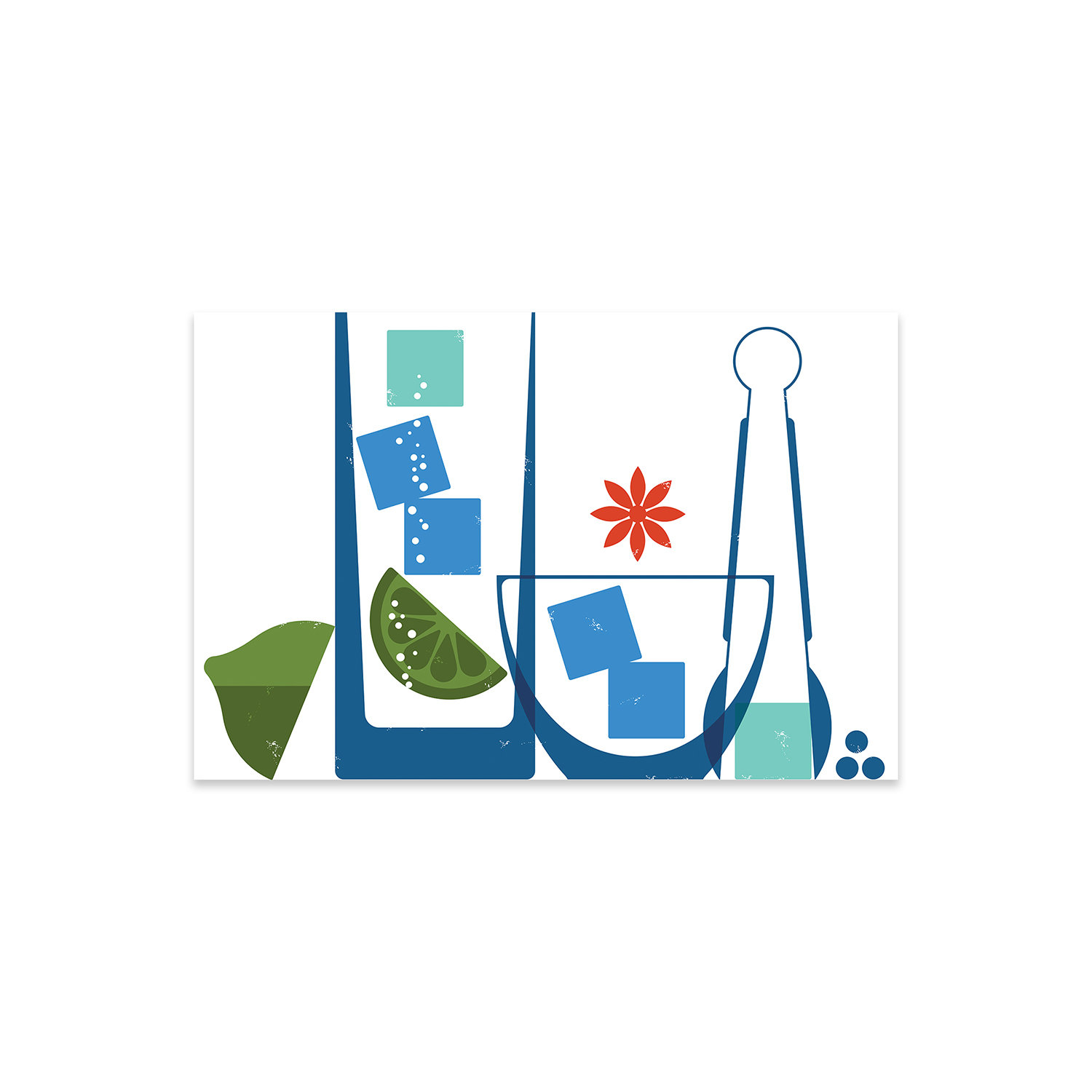 Red Barrel Studio® Drinks by Bo Lundberg - Unframed Graphic Art | Wayfair