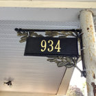 Whitehall Products Pinecone 1-Line Hanging Sign & Reviews | Wayfair