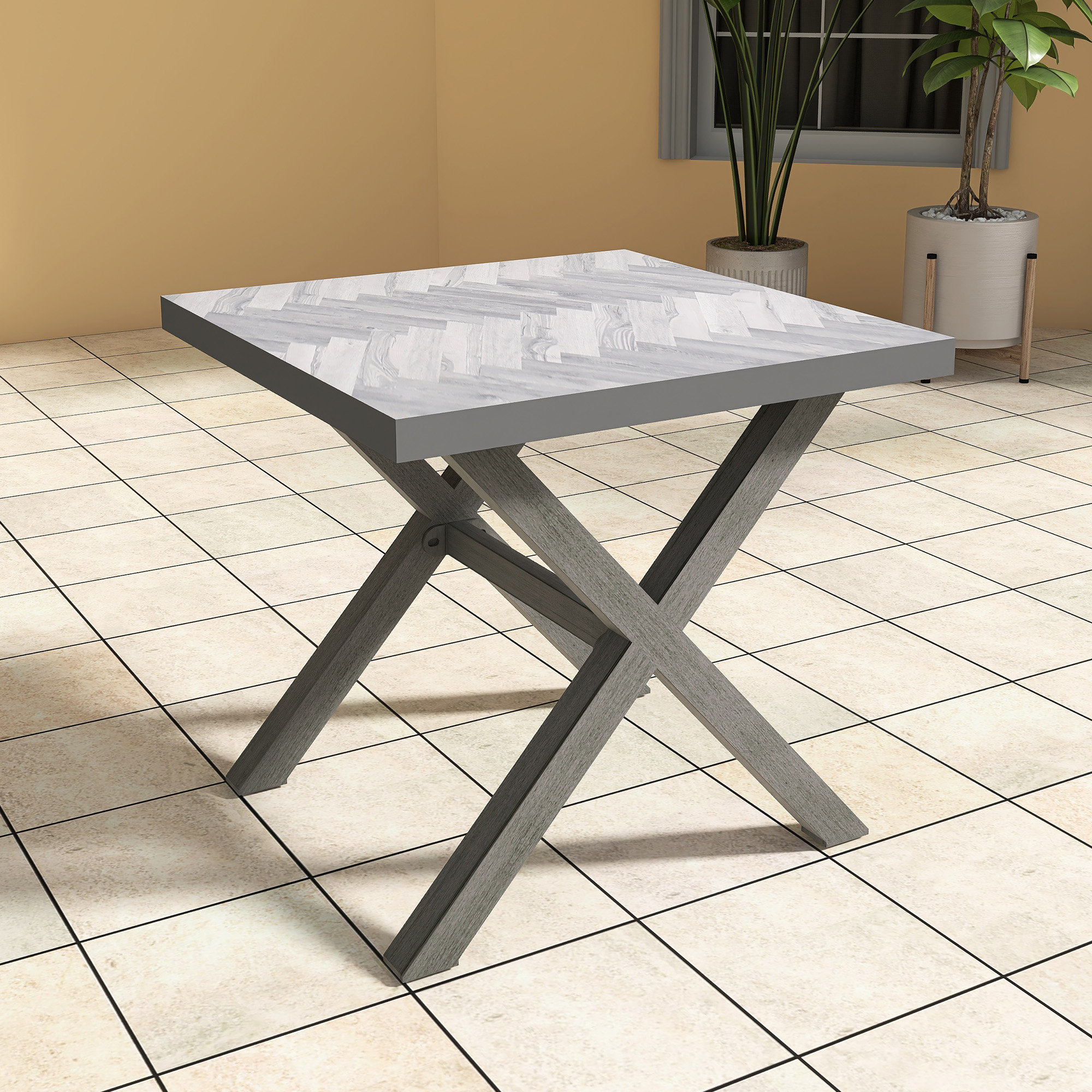 Ivy Bronx 19''X19'' Aluminum Cube Side Table - Wayfair Canada
