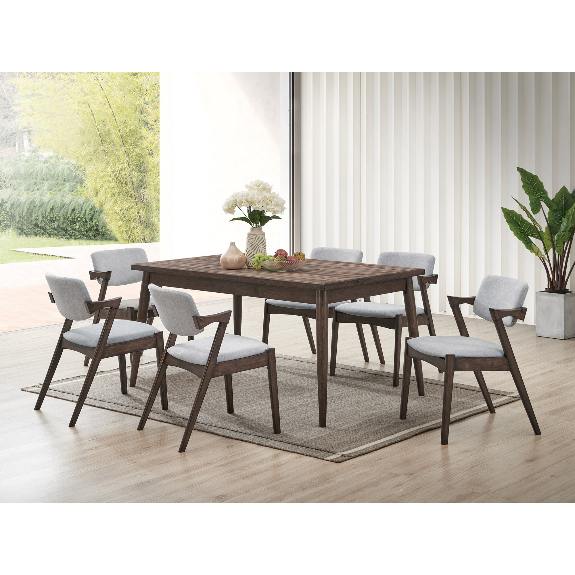 Corrigan Studio® Modern 7pc Dining Set | Wayfair