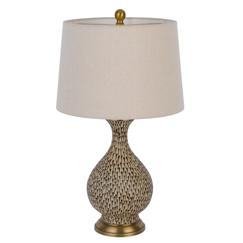 Rosdorf Park Dunnell Glass Table Lamp | Wayfair