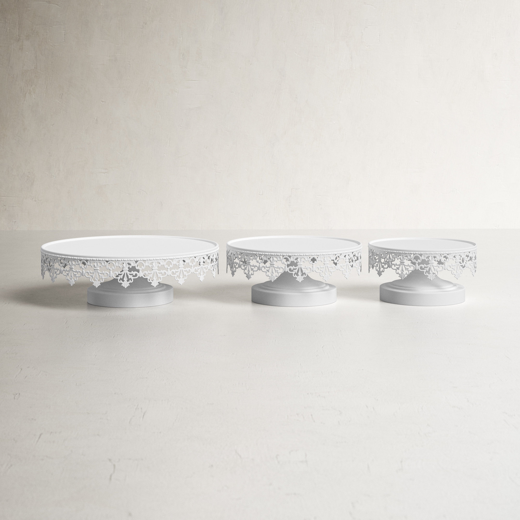 Birch Lane™ Orleans 3 Piece Cake Stand Set & Reviews | Wayfair