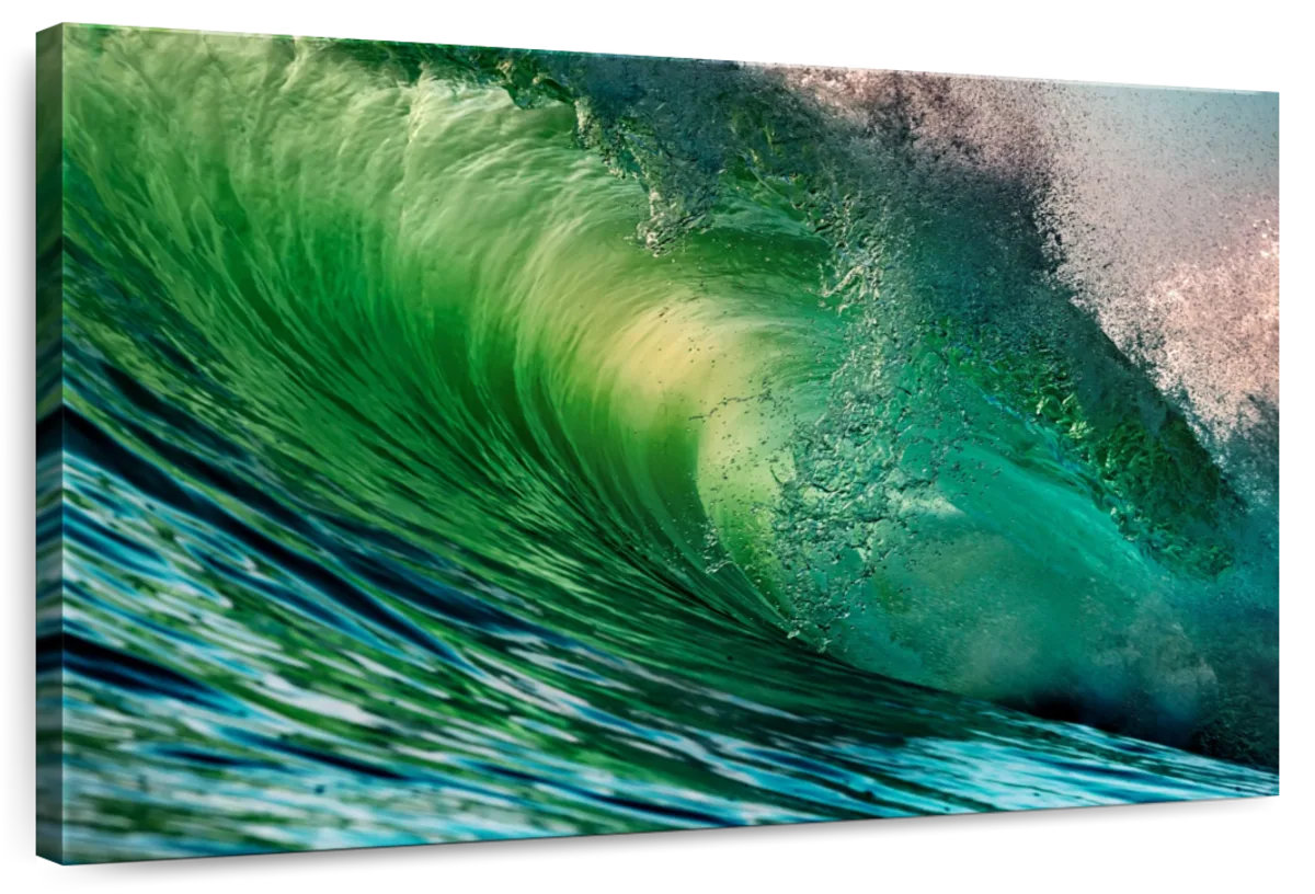 Beachcrest Home Gillard Green Ocean Wave - Wayfair Canada