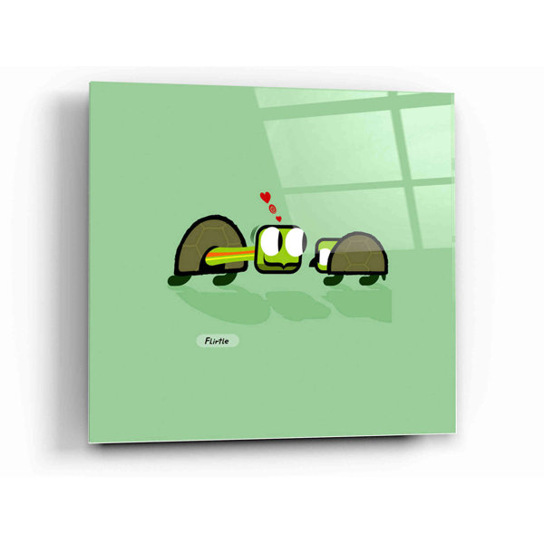 Trinx Flirtle On Plastic / Acrylic by Chuck Wimmer Print - Wayfair Canada