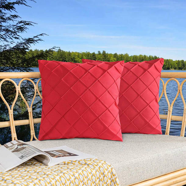 Ebern Designs Jipson 2 - Person Outdoor Seating Group with Cushions ...